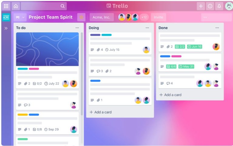 Trello: Unterstützung für die Arbeit mit Scrum